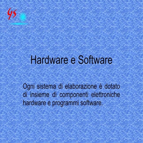 Hardware e software | ODP