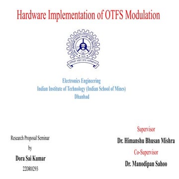 Hardware Implementation of OTFS Modulation.pptx