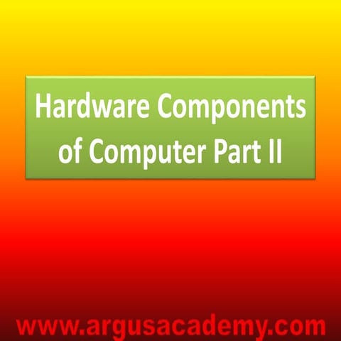 CPU Hardware | PPT