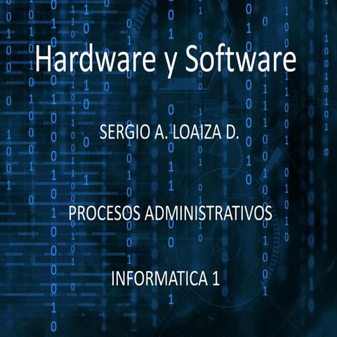 Hardware y software | PDF | Computing | Technology & Computing