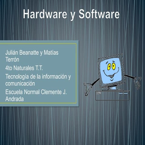 Elementos del hardware y software | PPTX