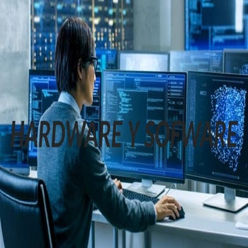 HARDWARE Y SOFTWARE partes de la computadora.pptx