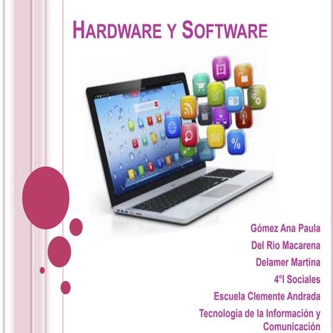 Hardware y Software | PPTX | Computer Peripherals | Computing