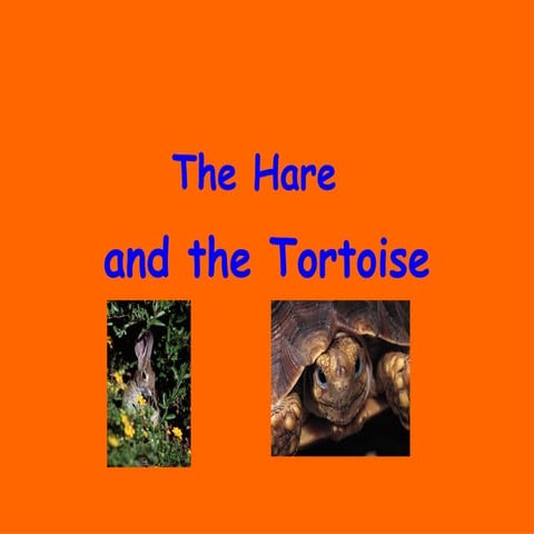 Hareandthe tortoise story | PPT