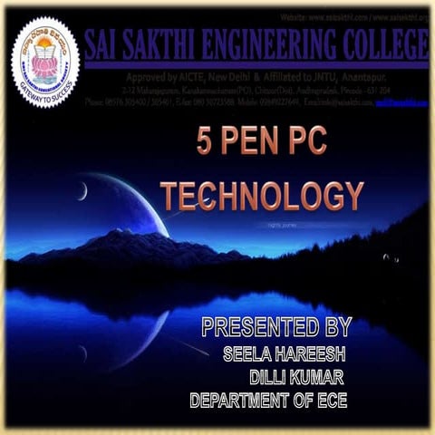 5 PEN PC TECHNOLOGY | PPTX