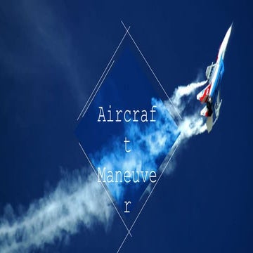 Aircraft Maneuver "Cobra" | PPTX