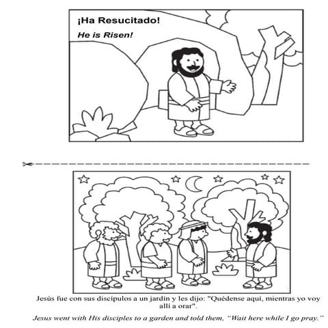 Ha Resucitado Para Colorear
