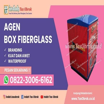 WA/TELP : 0822-3006-6162, Toko Box Fiberglass Untuk Fast Food, Toko Box ...