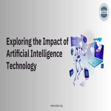 Exploring The Impact Of Artificial Intelligence Technology Iabac Pdf