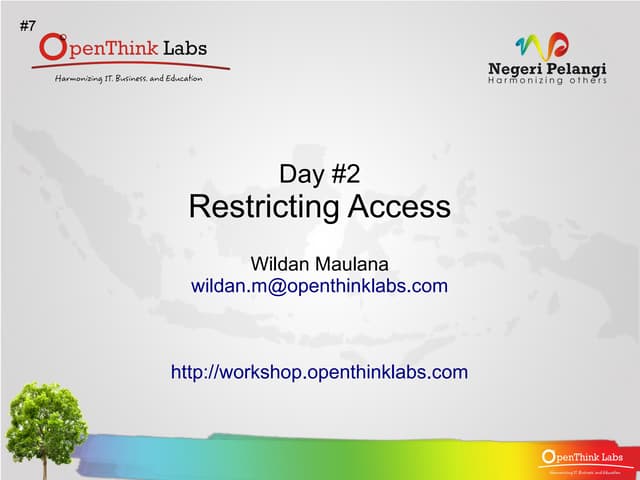 Apache2 BootCamp : Restricting Access | PPT Apache2 BootCamp : Restricting Access | PPT