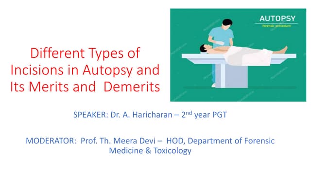 Presentation autopsy incisions-.pptx. Dr. Haricharan MD RIMS Imphal ... Presentation autopsy incisions-.pptx. Dr. Haricharan MD RIMS Imphal ...