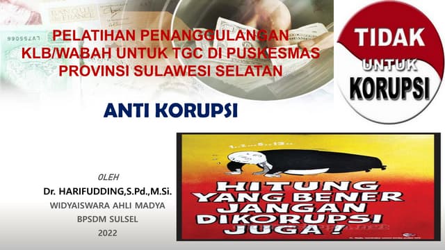 Anti Korupsi dan Gratifikasi Paparan oleh KPK.pptx