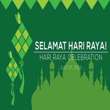 Hari Raya Celebration | PDF
