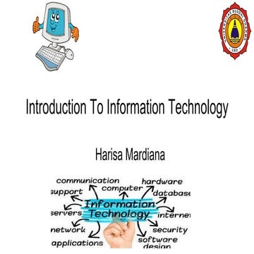 Introduction to information technology | PPTX