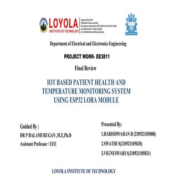 IOT BASED PATIENT HEALTH AND TEMPERATURE MONITORING SYSTEM USING ESP32 ...