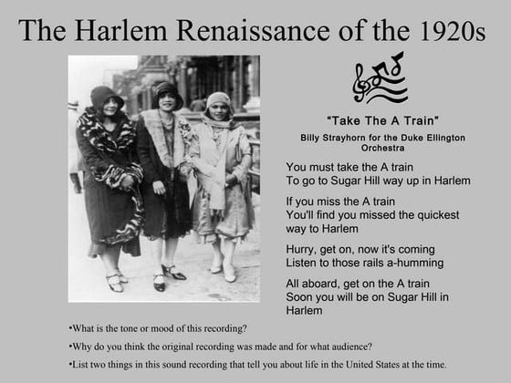 Harlem Renaissance Visual Art | PPT