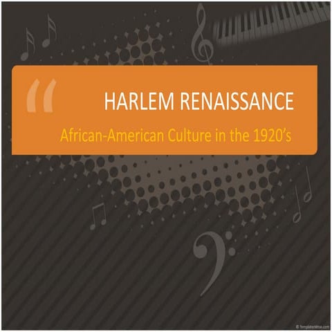Harlem renaissance | PDF