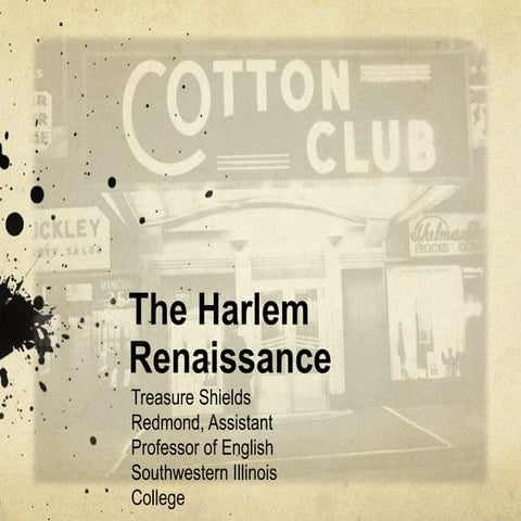 The Harlem Renaissance | PPT