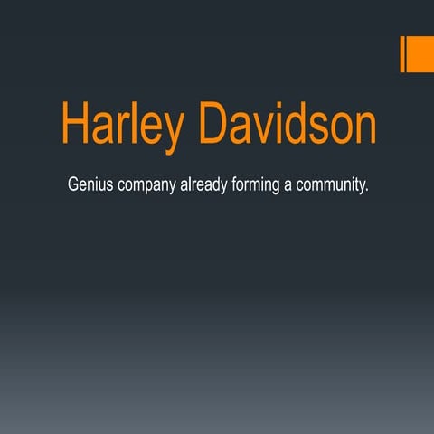 Harley davidson | PPT