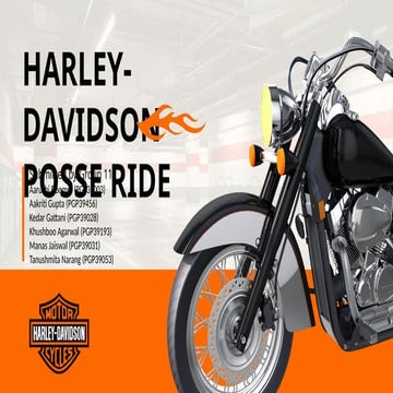 Harley Davidson Posse Ride_Group 11.pptx