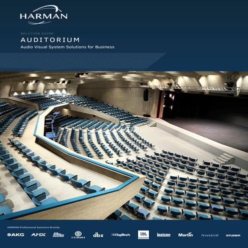 Harman solution guide-auditorium | PDF