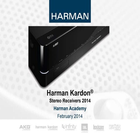 harman kardon stereo receivers 2014 | PPTX | Technology & Computing