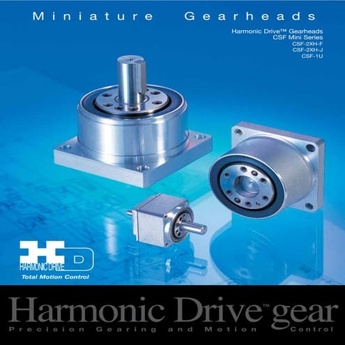 Harmonic csf mini_catalog | PDF