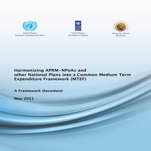 Harmonizing APRM-NPoAs and other national plans into a common medium ...