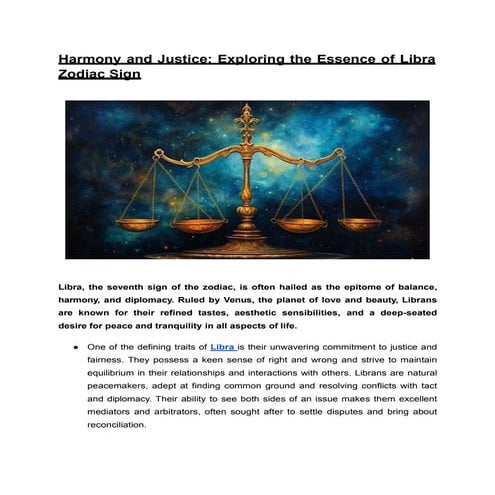 Harmony and Justice_ Exploring the Essence of Libra Zodiac Sign.pptx