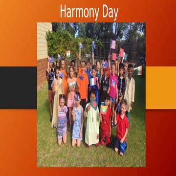 Harmony day | PPTX