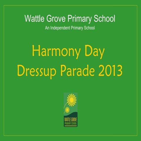 Harmony Day Activities 2013 | PPT