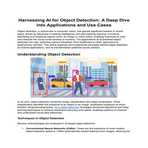 Harnessing Ai For Object Detection A Deep Dive Into Applications And