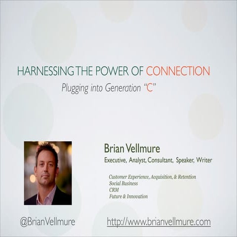 Harnessing the power of connection | PPT