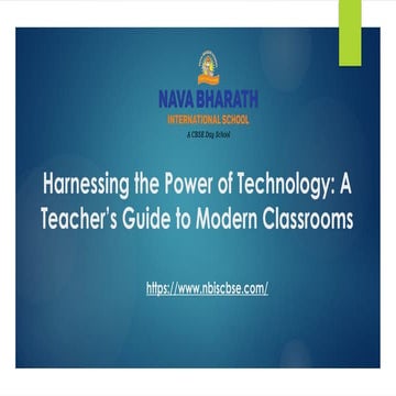 Harnessing the Power of Technology A Teacher’s Guide to Modern ...