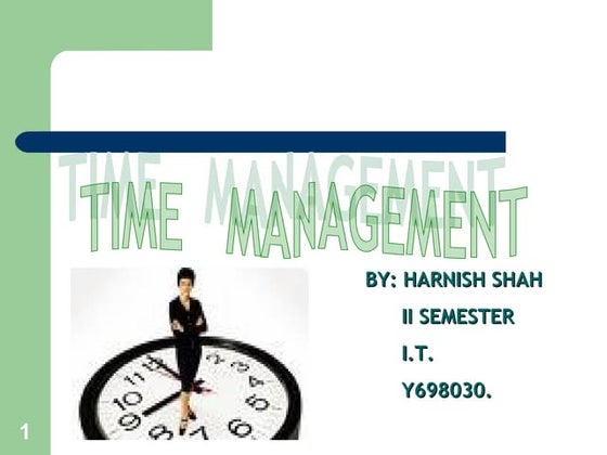 Time Management Presentation | PPT