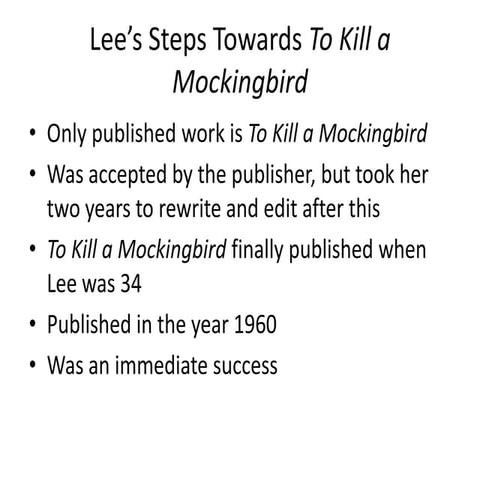 Harper Lee English | PPT