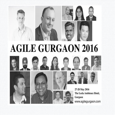 Agile Gurugram 2016 Conference Start Up Marketing The One Page