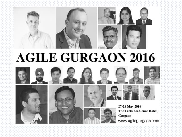 Agile Gurugram 2016 Conference Start Up Marketing The One Page