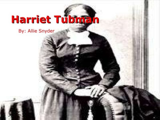 Interactive Powerpoint on Harriet Tubman | PPT | Crime & Harmful Acts ...