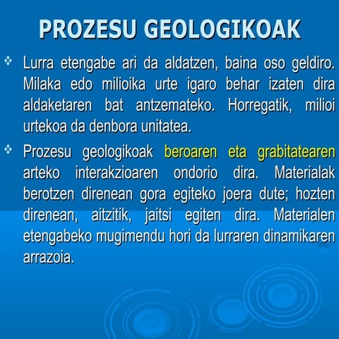 Harri sedimentarioak | PPT