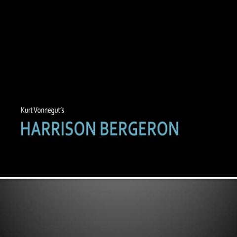 Harrison Bergeron | PPTX