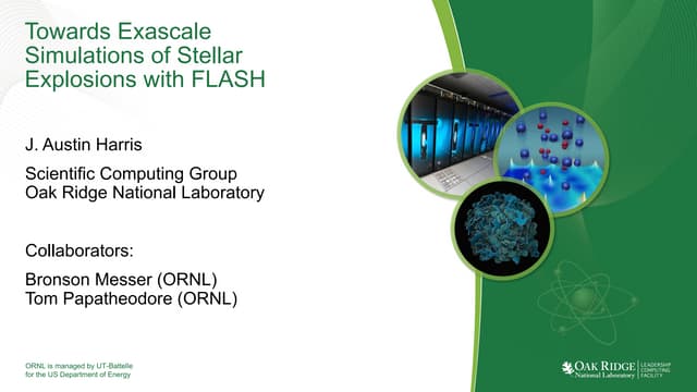 Towards Exascale Simulations of Stellar Explosions with FLASH | PPT Towards Exascale Simulations of Stellar Explosions with FLASH | PPT