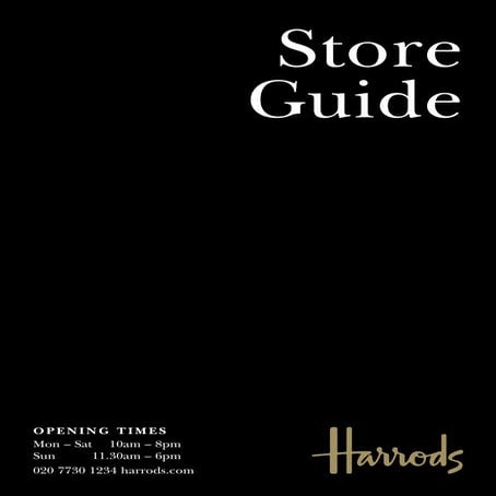 Harrods: The Store Guide | PDF