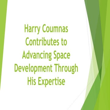 Harry Coumnas: Advancing Human Space Exploration | PPTX