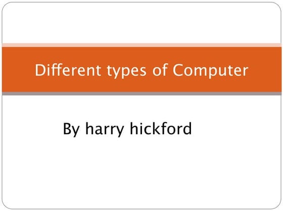 Getting to know computers | PPT