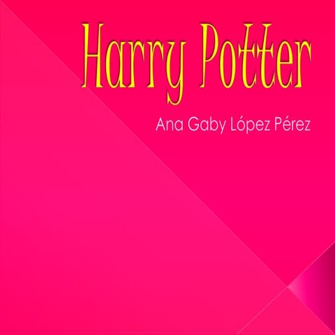 Harry Potter | PPTX | Fantasy | Genres