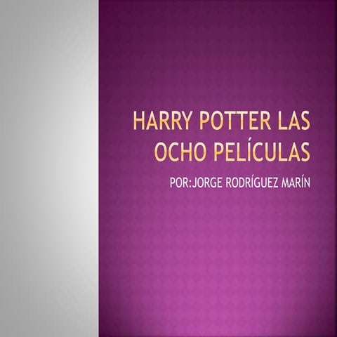 Harry potter | PPTX
