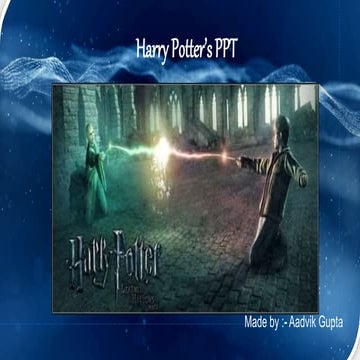Harry potter’s ppt | PPTX
