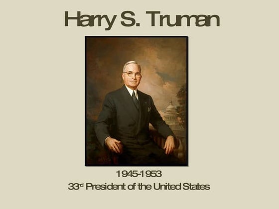 Harry s. truman | PPTX