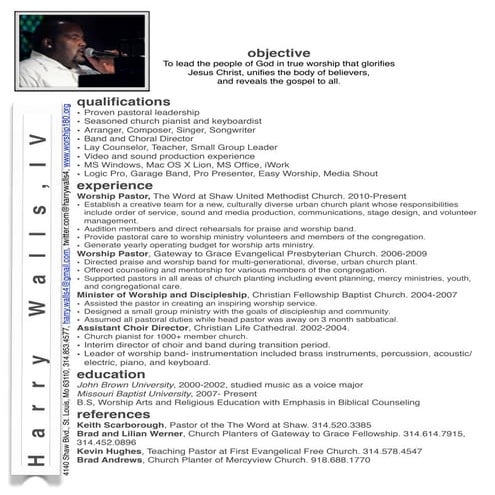 Harry Walls IV Resume | PDF